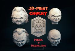chucky mask stl 3D Models | Page 1 | STLFinder