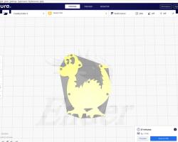 dinosaur cute sticker template 3D Models | Page 1 | STLFinder