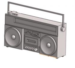 mini ghetto blaster 3d models 【 STLFinder