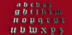 3d old english letters 【 STLFinder
