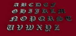 old english fonts 3d models 【 STLFinder