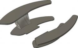 shift paddle extenders 3d print stl file | Page 1 | STLFinder