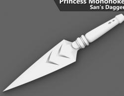 princess mononoke san s dagger 3D Models | Page 1 | STLFinder
