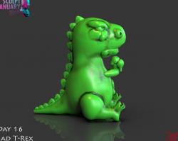 sad t rex 3d models 【 STLFinder