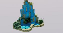 outdoor wall water fall 3d warehouse | Page 1 | STLFinder