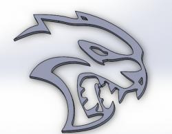 dodge hell cat logo 3D Models | Page 1 | STLFinder