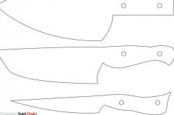 custom chopper knives templates 3D Models | Page 1 | STLFinder