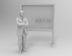 stonks meme guy 3D Models | Page 1 | STLFinder