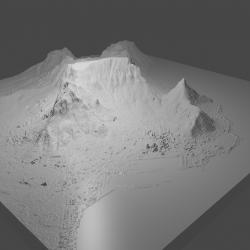 plazi treatment female coordinates mountain elevation site mountain 3D ...