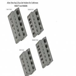craftsman hex key holder 3D Models | Page 1 | STLFinder