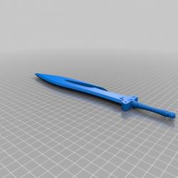 tidus longsword 3d models 【 STLFinder