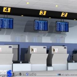 airport check in 3D Models | Page 1 | STLFinder
