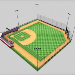 model baseball stadium 【 STLFinder