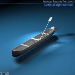 3 person canoe model with paddles 3d models | Page 1 | STLFinder