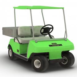 kinsfun golf cart 4 die cast metal model pullback action toy green ...