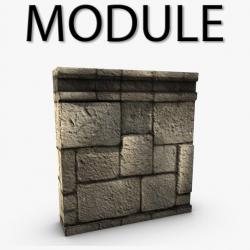 Low poly stone wall module 3D Models | Page 1 | STLFinder