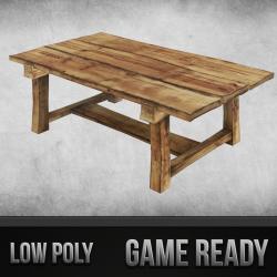 wood table rustic 3D Models | Page 1 | STLFinder