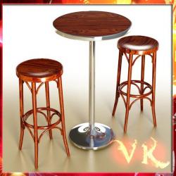 high table and stools 3d models | Page 1 | STLFinder