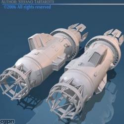 spaceship engines 3d models 【 STLFinder