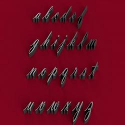 3d letters lowercase | Page 1 | STLFinder