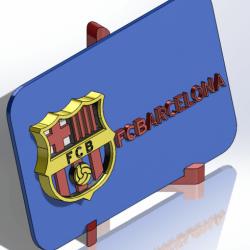 fc barcelona license plate frame 3D Models | Page 1 | STLFinder