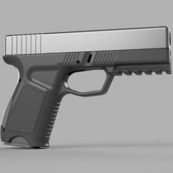 glock 23 frame 3d models 【 STLFinder