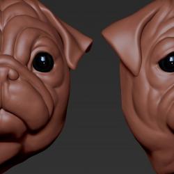 pug head 3D Models | Page 1 | STLFinder