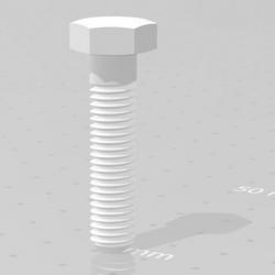 m8 screw size 3d models 【 STLFinder