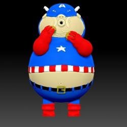 fat captain america 3D Models | Page 1 | STLFinder