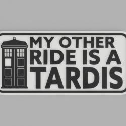 my other ride is a tardis 3D Models | Page 1 | STLFinder