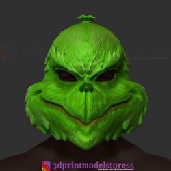 grinch mask 3d models 【 STLFinder