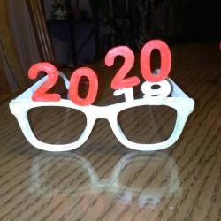 new year glasses printable 3d models 【 STLFinder