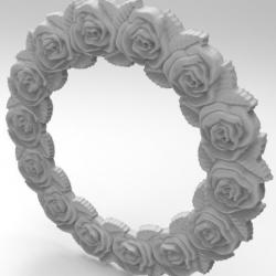 roses frame 3D Models | Page 1 | STLFinder