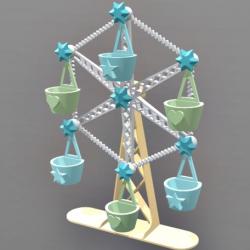 ferris wheel mini 3d models 【 STLFinder