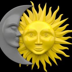 sun moon 3D Models | Page 1 | STLFinder