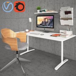 bekant desk with alex drawers 3D Models | Page 1 | STLFinder