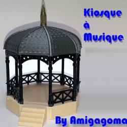 N Scale 1160 Bandstand with RailingsStairs 3D Models | Page 1 | STLFinder