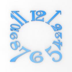 clock numbers font 3d models 【 STLFinder