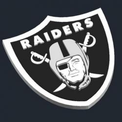 oakland raider logos 3d models 【 STLFinder