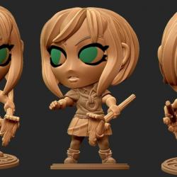 chibi miniatures 3d models 【 STLFinder