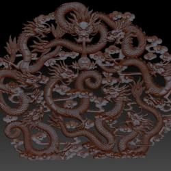 Nine Chinese dragons 3D Models | Page 1 | STLFinder