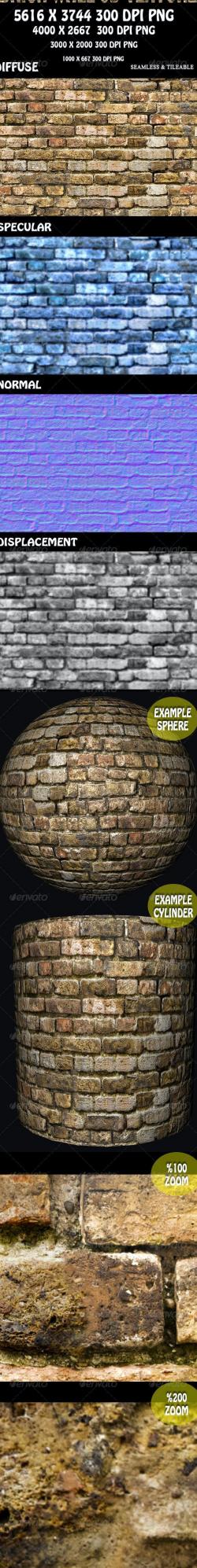 brick texture 3d models 【 STLFinder