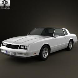 Chevrolet Monte Carlo SS 1986 - Free 3D Model | STLFinder