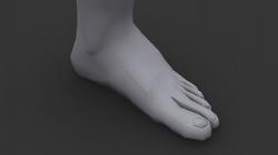 Low Poly Foot 3d models 【 STLFinder