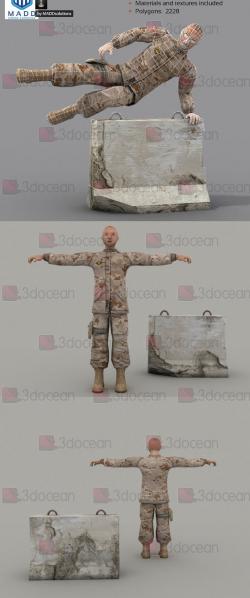 rigged low poly soldier 3D Models | Page 1 | STLFinder