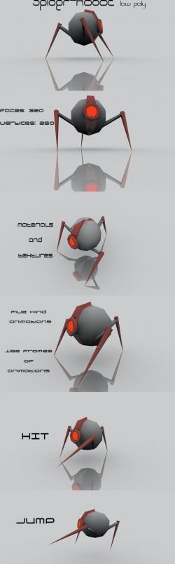 spider robot low poly 3D Models | Page 1 | STLFinder
