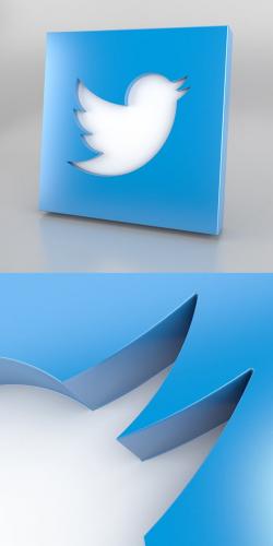 twitter icon logo 3D Models | Page 1 | STLFinder