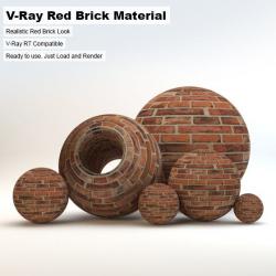 Brick Realistic Stone Debris Pile Detailed V ray vray Vray detail red ...