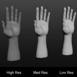 3d hand model | Page 1 | STLFinder