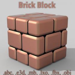 brick block 3d models 【 STLFinder